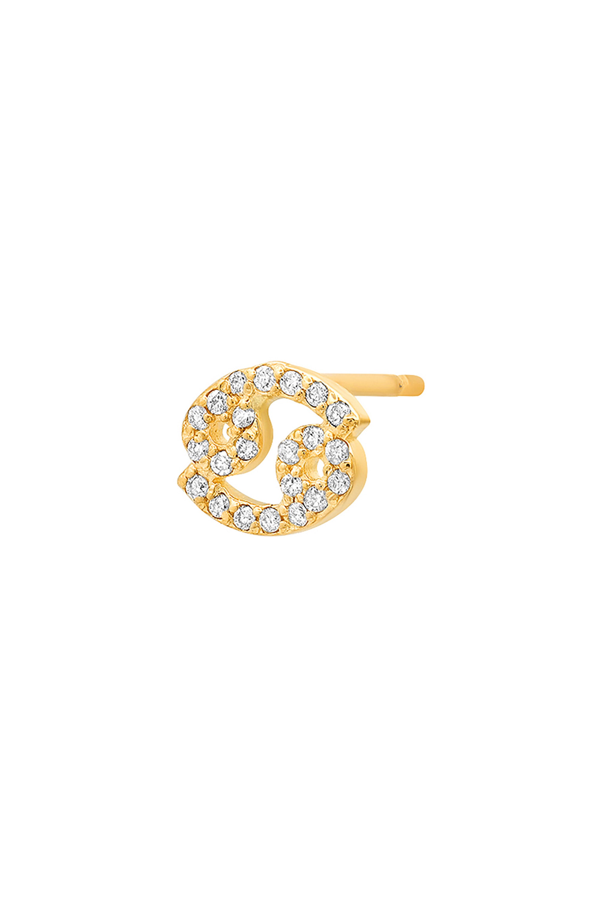 Diamond Cancer Earring – BYCHARI
