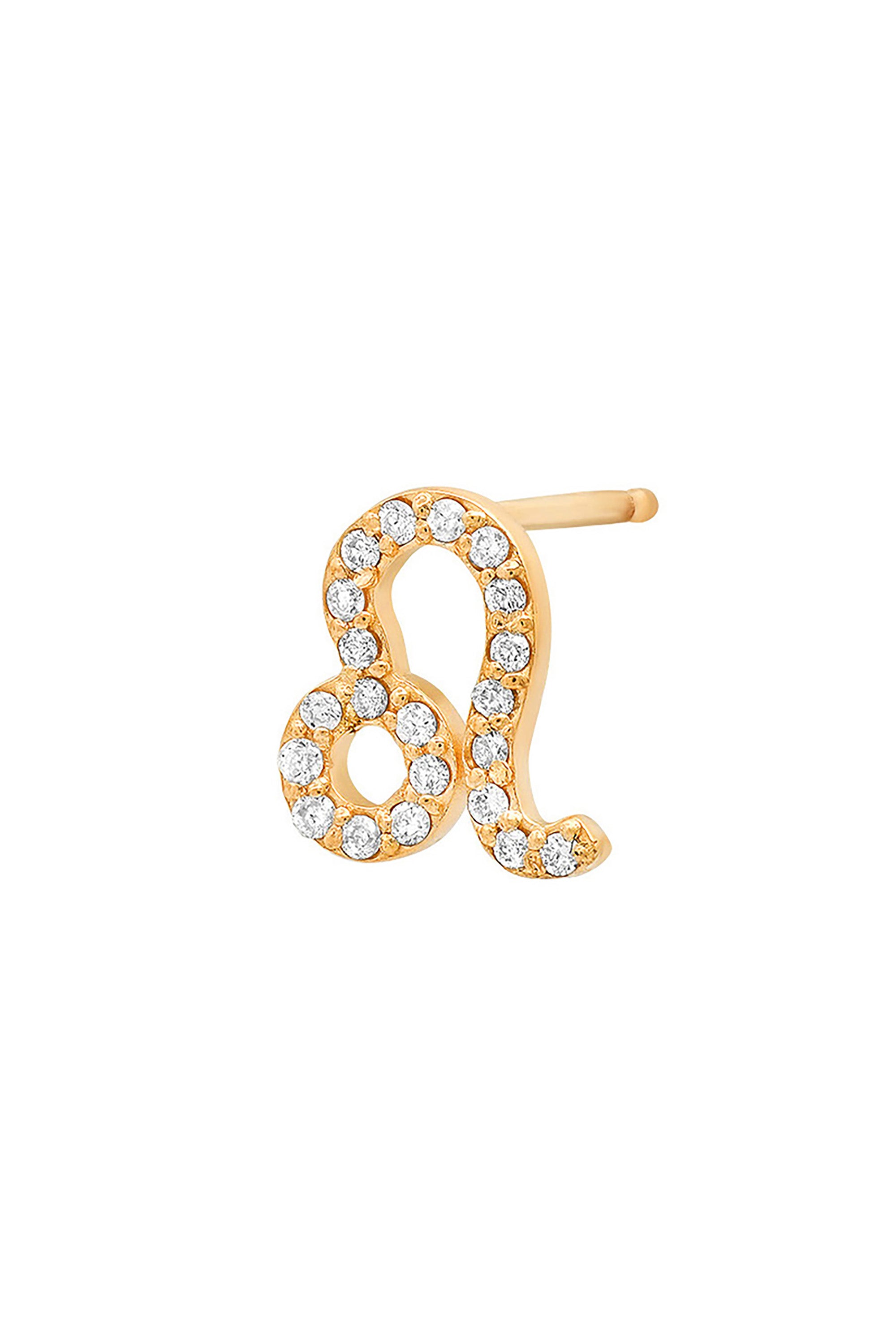 Diamond Leo Earring – BYCHARI