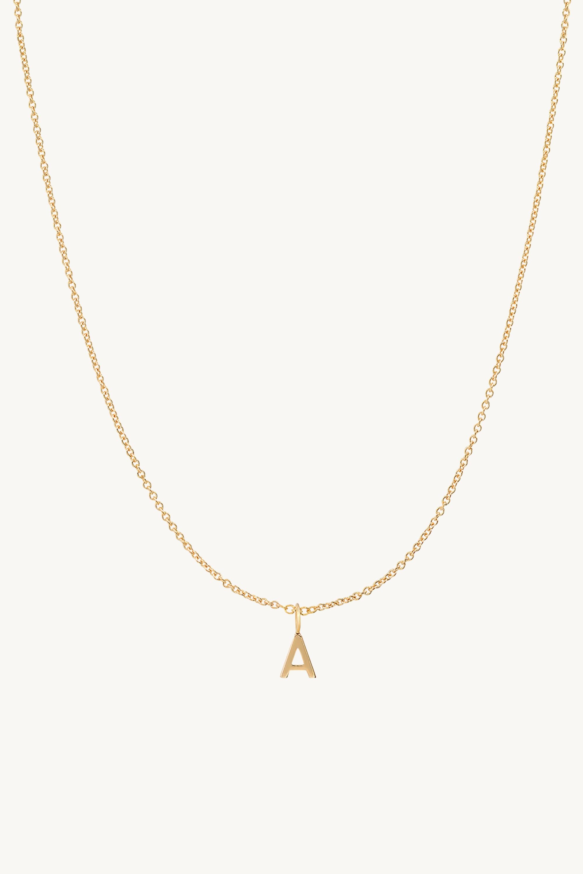 Essential Initial Necklace – BYCHARI