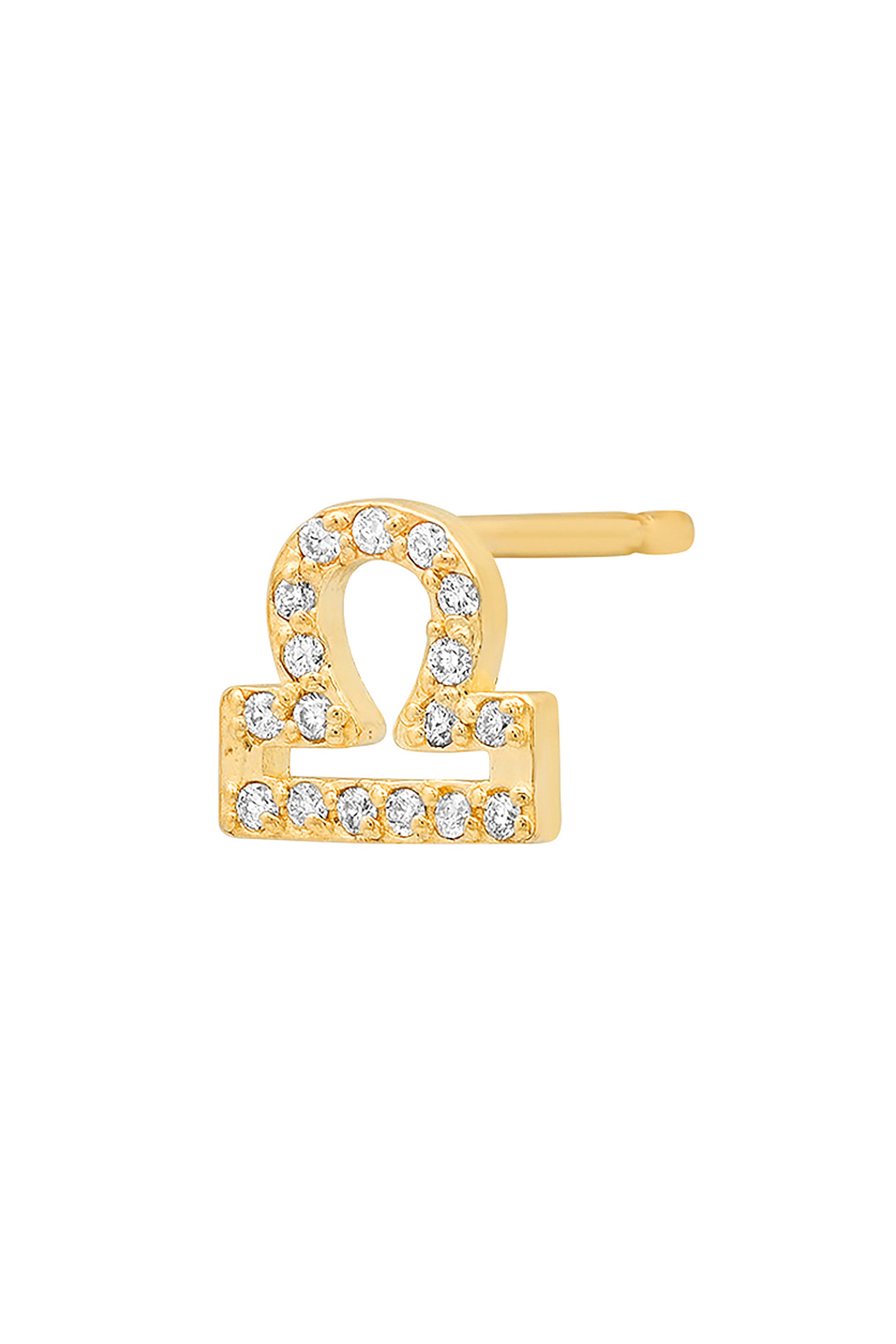 Diamond Libra Earring – BYCHARI