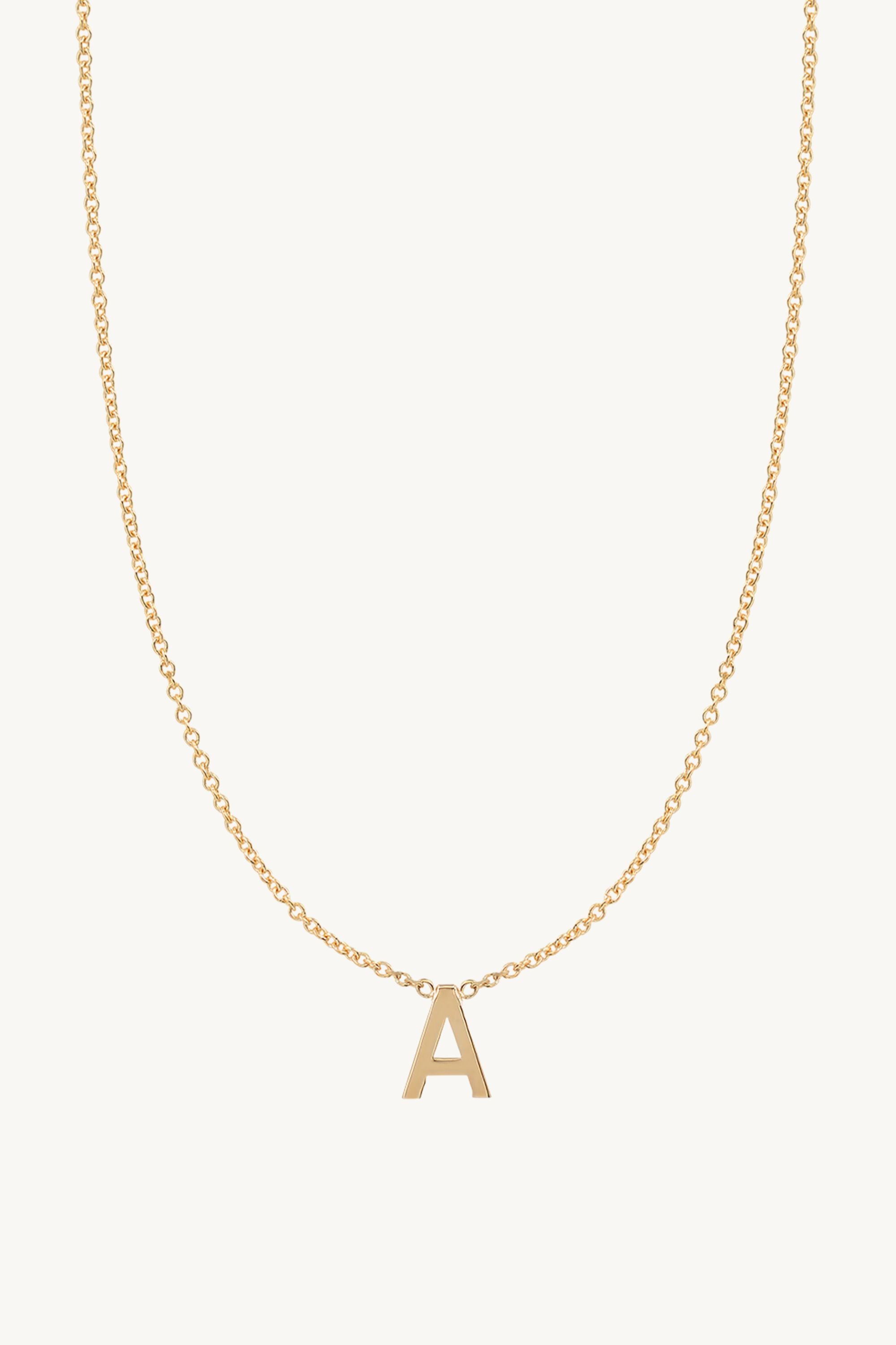 Initial Necklace for Kids – BYCHARI