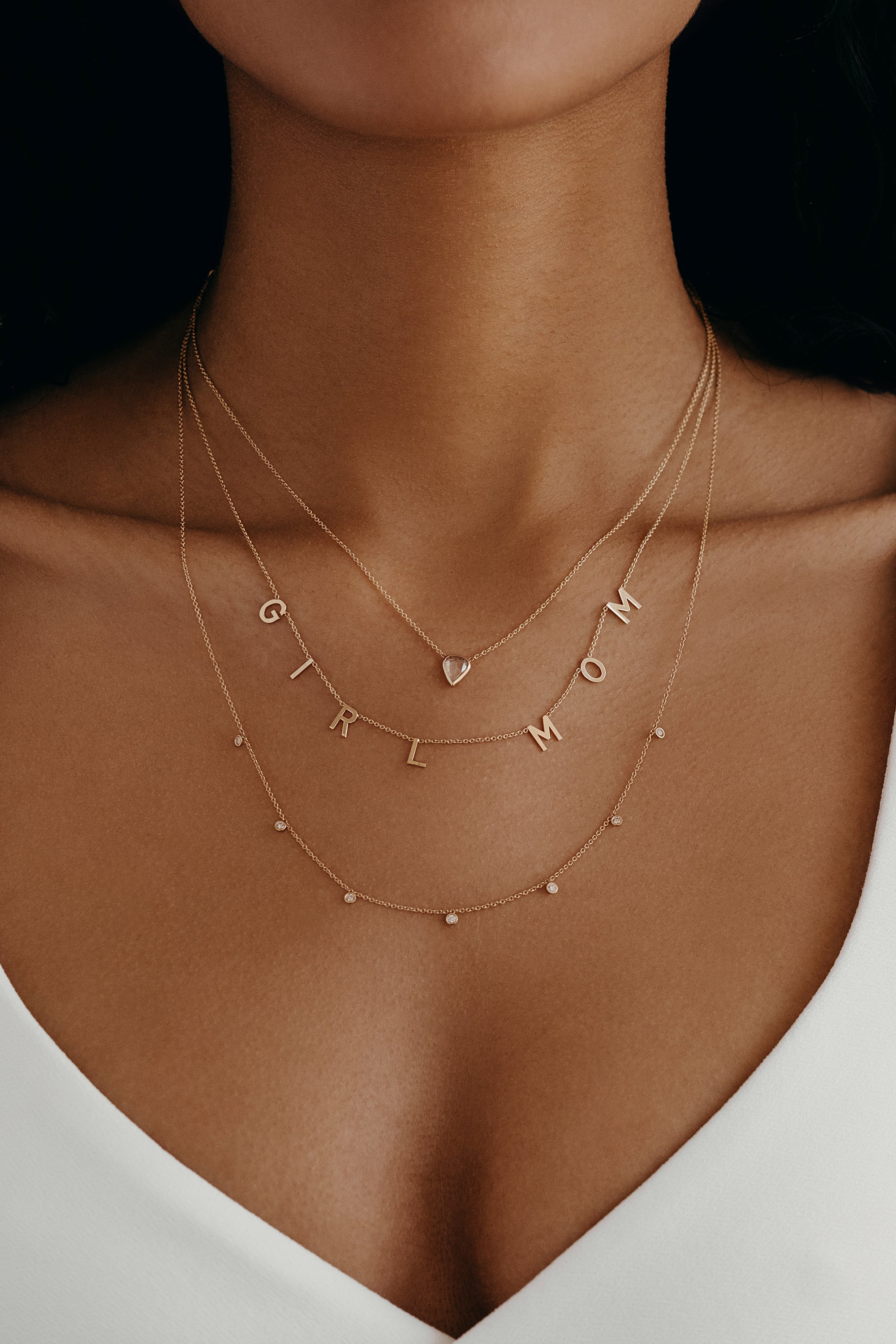 7 Diamond Necklace – BYCHARI