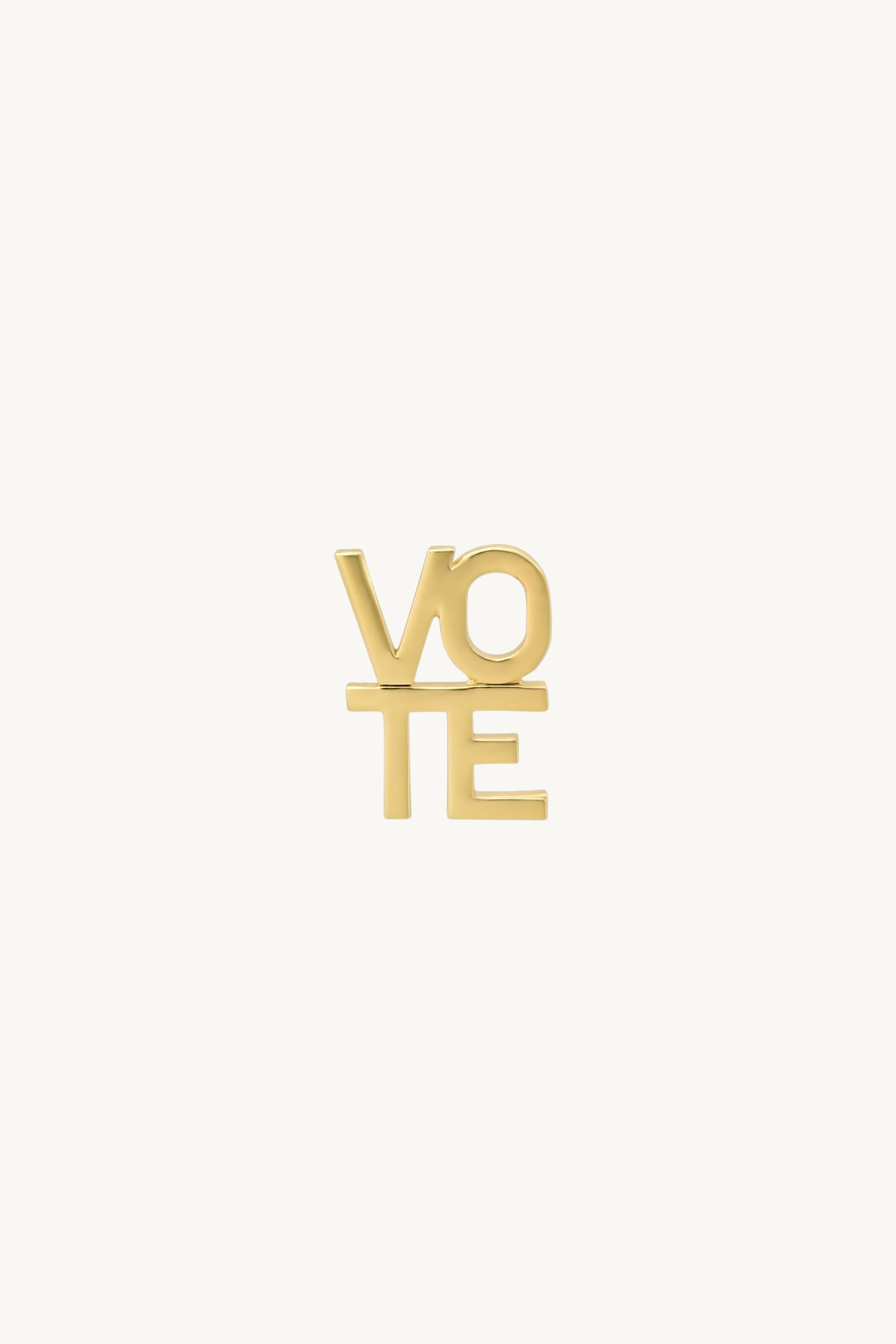 The Stacked Vote Pin – BYCHARI